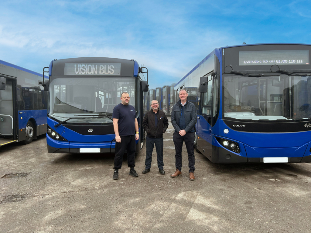 Vision Bus Ltd Expand with Dawsongroup Support | Dawsongroup bus and coach